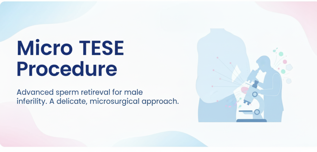 Micro TESE Procedure Advanced Treatment for Male Infertility